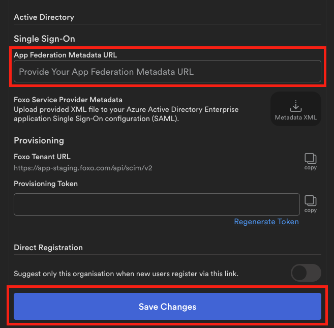 Azure Active Directory (AD) Setup Guide
